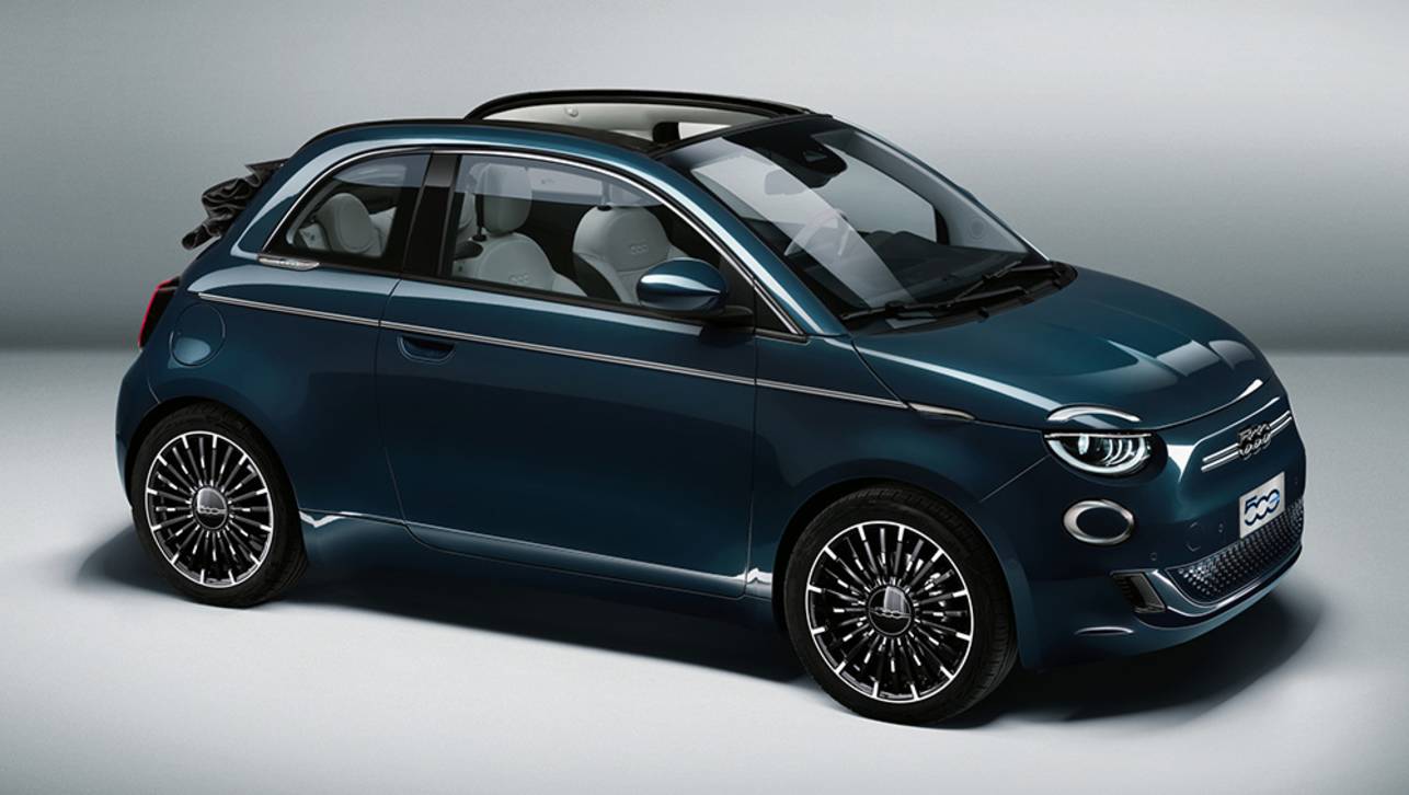 Fiat 500 electric convertible store